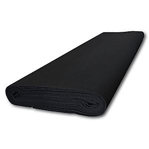 Zweigart 16 Count Aida, Black Fabric (720), Cross Stitch Fabric, Needlework Fabric (50x50cm / 19.5'' x 19.5'')