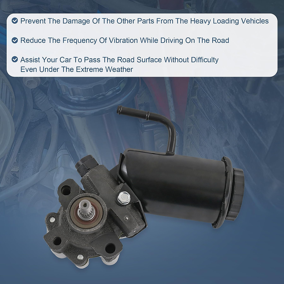 Power Steering Pump With Resevoir Replacement For Toyota Tacoma 4Runner T100 3.4L V6 Replaces 5478N, 4432035490, 443200W020, 4432004052, 4432034060 Power Assist Pump