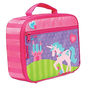 Stephen Joseph Girls Quilted Unicorn Backpack and Lunch Box for Kids