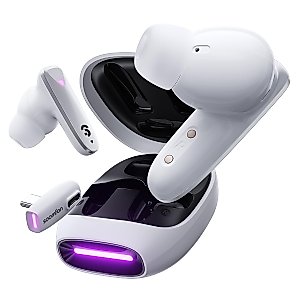 SOOMFON VR Wireless Gaming Earbuds 16ms Low Latency, Dual Connection, 2.4GHz Wireless, USB-C Dongle Included - Compatible with Quest 2, Quest Pro, PS5, PS4, Steam Deck, PC, Switch