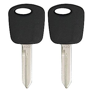 Keyless2Go Replacement for New Uncut Transponder Ignition Car Key H72 (2 Pack)