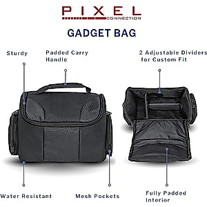 Panasonic LUMIX G7 4K Digital Camera, with LUMIX G Vario 14-42mm Mega O.I.S. Lens, Advanced Accessory and Travel Bundle (3 Years Panasonic Warranty) (Silver)