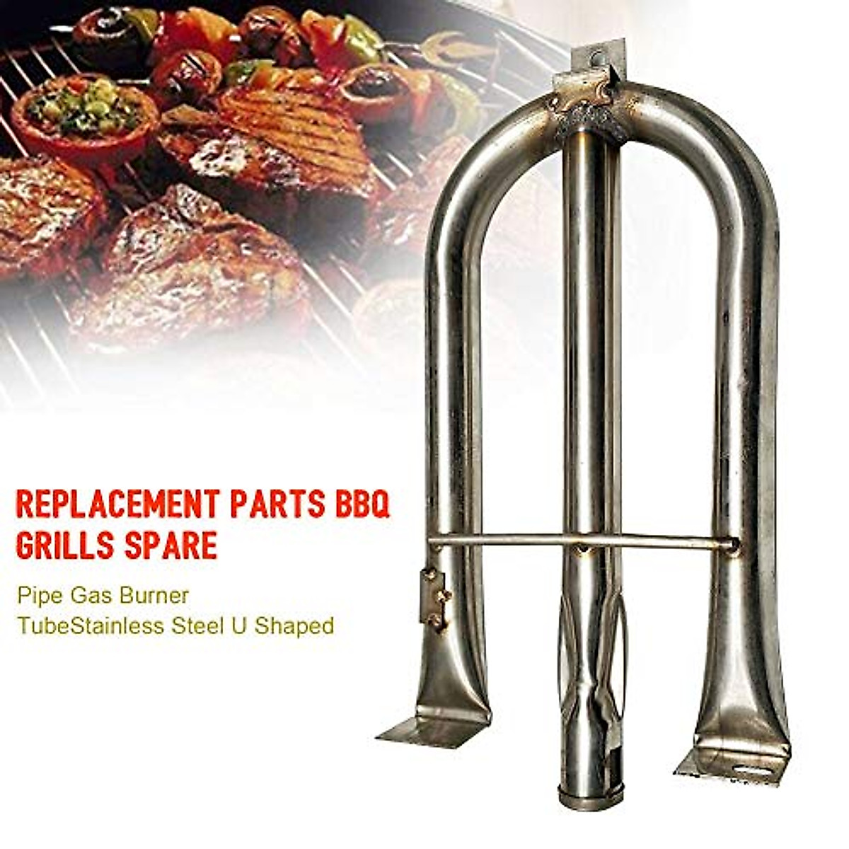 Yantan Gas Tube Durable Steel BBQ Grills U Shaped