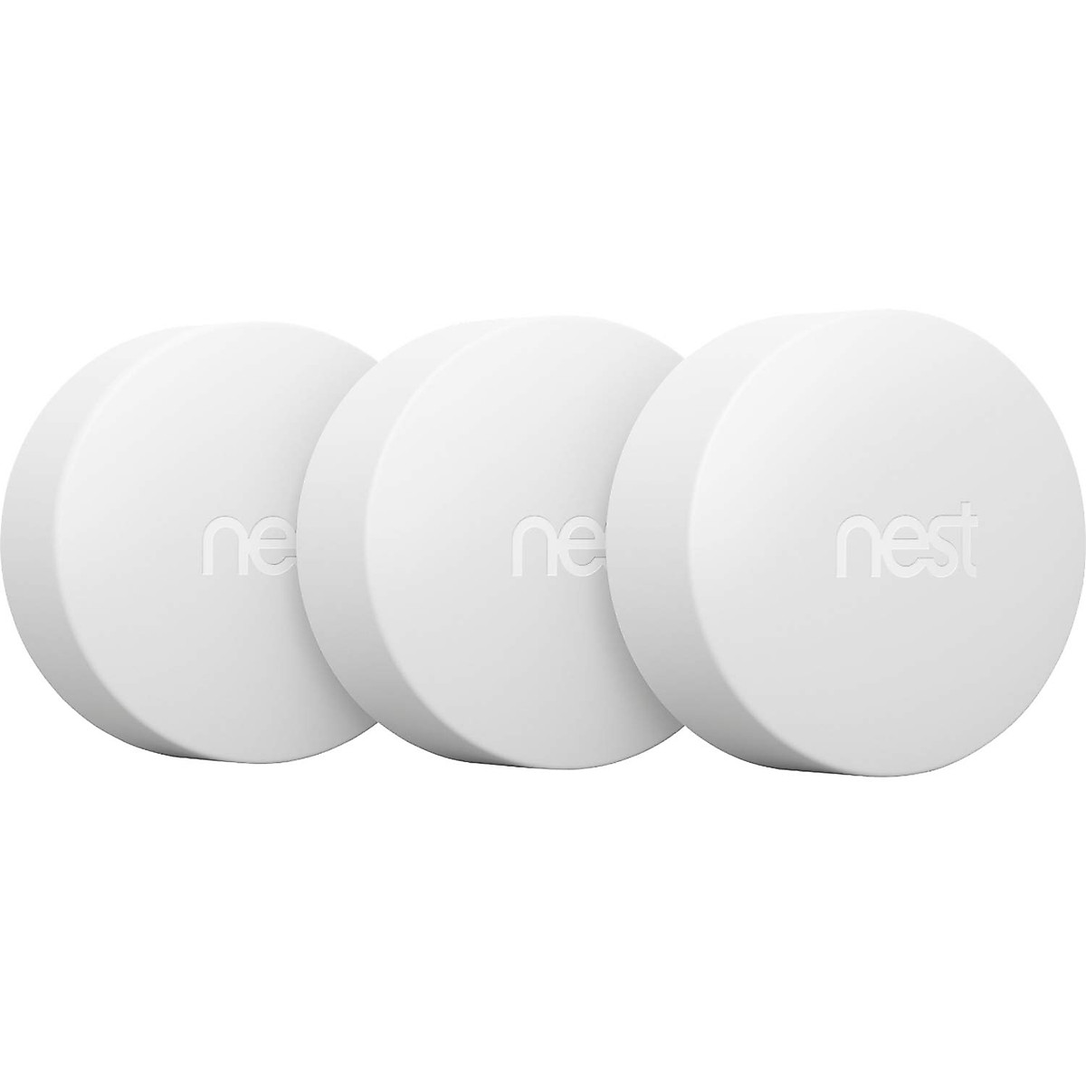 Google Nest Learning Smart Thermostat - 3rd Generation - Stainless Steel T3007ES Bundle with Google Nest Temperature Sensor 3 Pack T5001SF + elago Wall Plate Upgraded Wall Mount Cover - Matte White
