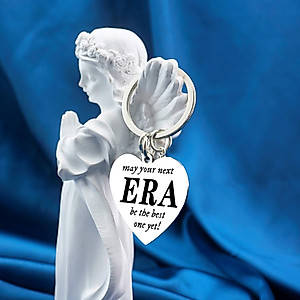 ichrati Popular Singer Spirit Merch Gifts Inspired Keychain Quote Ornament Guitar Music Tay Fans Stuff for Sisters Friends Daughter Birthday Accessories Key Chains for Women