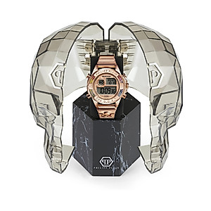 Philipp Plein The G.O.A.T. Collection Luxury Mens Watch Timepiece with a Rosegold Bracelet Featuring a Rose Gold Case and Rosegold Dial