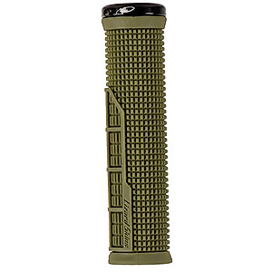 Lizard Skins Unisex's Single-Sided Lock-On Machine Handlebar Grips, Olive Green, One Size