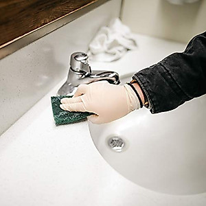 GLOVEWORKS unisex adult 100 Gloves, Beige, Small Pack of US