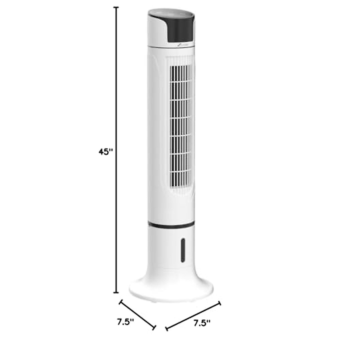 Evaporative Air Cooler, 45" Tower Fans that Blow Cold Air Cooling Fan with 90° Oscillating, Touch and Remote Control, 3 Mode / 3 Speeds, 5L Water Tank, 15H Timer, 2 Ice Boxes Fan for Bed Room Office