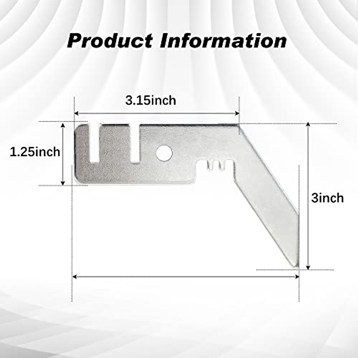 3'' Double Crossbar Hanger Wedding Valance Hanger for Backdrop, Pipe and Drape Backdrop Stand Kit Double Backdrop Stand (4 Pcs)