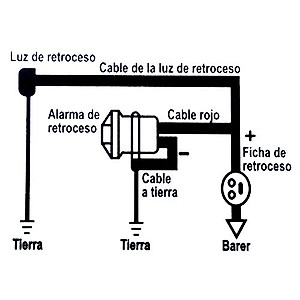 DriSentri Alert Siren, 12-24V Black 6 Tone Car Alarm Auto Warning Siren Horn for Motorcycle Car Vehicle