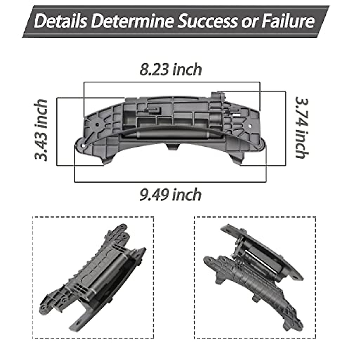 Upgrade 8183202 WP8183202 Washer Door Hinge(OEM), Compatible with Whirl-Pool Duet Washer Door Hinge, WFW9500TC01 WFW9200SQA WFW9200SQA12 WFW9450WW00 MHWE300VF00 MHWE300VW11 WFW9400SW02 WFW9400SW04