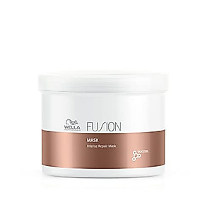Wella Professionals Fusion Intense Repair Hair Mask for Damaged Hair, Mask Treatment for Hair Repair, Hair Breakage Treatment, 16.9 Fl oz