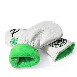 Big Teeth Golf Iron Covers Iron Head Covers, Lucky Clover Iron Covers Long Neck Golf Iron Head Covers, 11Pcs Golf Iron Covers Set Golf Club Covers for Irons Fit Taylormade SIM Cleveland Callaway Etc