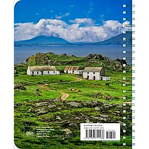 Ireland Weekly Engagement Calendar 2024, Planner 6.5" x 8.5" Spiral Bound
