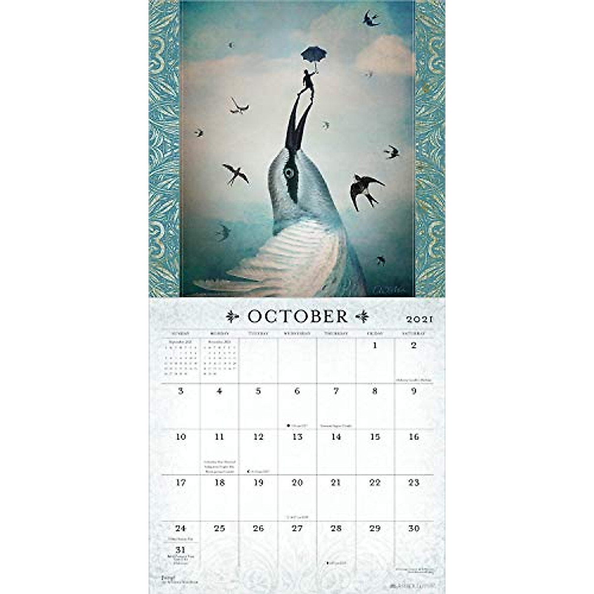 The Curious World of Catrin Welz-Stein 2021 Calendar