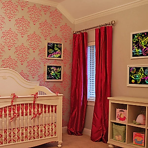 Scratch Paper Art Set, 50pcs Rainbow Scratch Paper Black Scratch Off Paper Art Supplies Magic Kit for Kids Crafts Activity