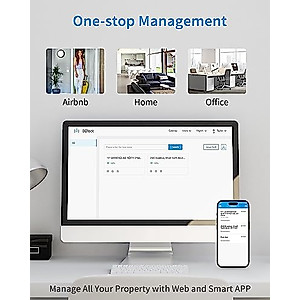 Smart Door Lock - TEEHO Keyless Entry Door Lock with Keypads - Electronic Door Locks - Easy Installation - IP54 Waterproof - Auto Lock