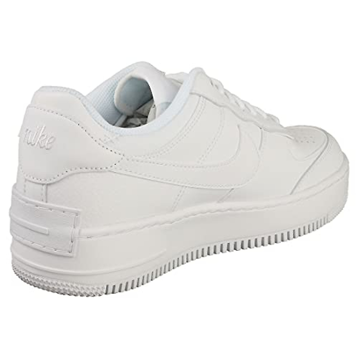 NIKE Women's Basketball Shoe, White, 10