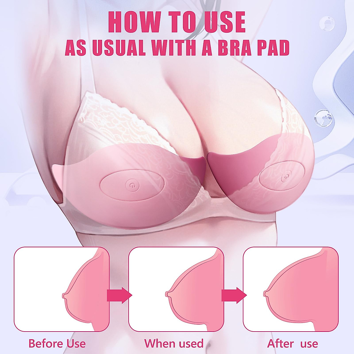 Nipple Vibrator Sex Toy - Vibrating Nipple Clamps Sucking Stimulator with 10 Powerful Vibration Modes App Remote Control, Adult Sex Toys Games Clitoral for Women Men Couples