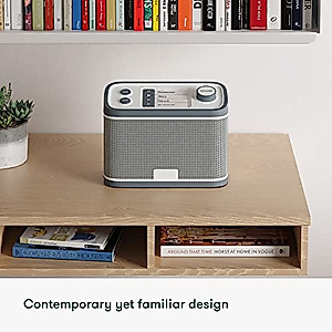 Relish - Simple Portable FM Radio and Music Player for Seniors, Those with Dementia and Alzheimer’s or Visually Impaired – Large Buttons, Simple Design, Easy to Use