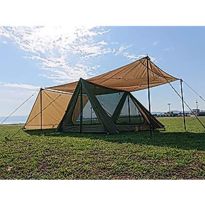 OneTigris Waterproof Tent Footprint, 81" x 65"