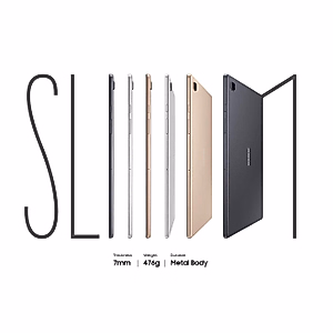 Samsung Galaxy Tab A7 10.4" 2020 (32GB, 3GB) Wi-Fi Only Android 10 One UI Tablet, Snapdragon 662, 7040mAh Battery, International Model SM-T500 (Dark Gray)