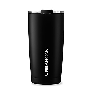 URBANCAN 20 oz Insulated Tumbler with Lid and Straw - Drink In Style with a Stainless Steel Tumbler Travel Mug - Premium Double Walled Thermos Flask - Street Lights