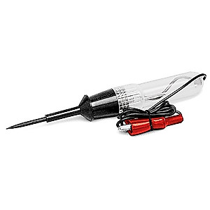 Performance Tool W2975C Deluxe Tester (12 Volt) With 3-Inch Probe, Black/Red
