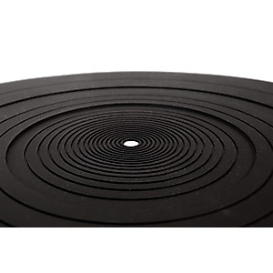Tamwell Turntable Mat for Audiophile and DJs Slip Mat 12 Inch Silicone Universal Turntable Platter Mat with Antistatic Cloth
