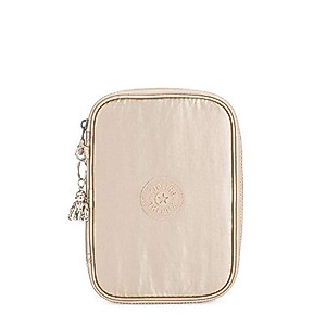 Kipling 100 Pens Case Starry Gold Metallic