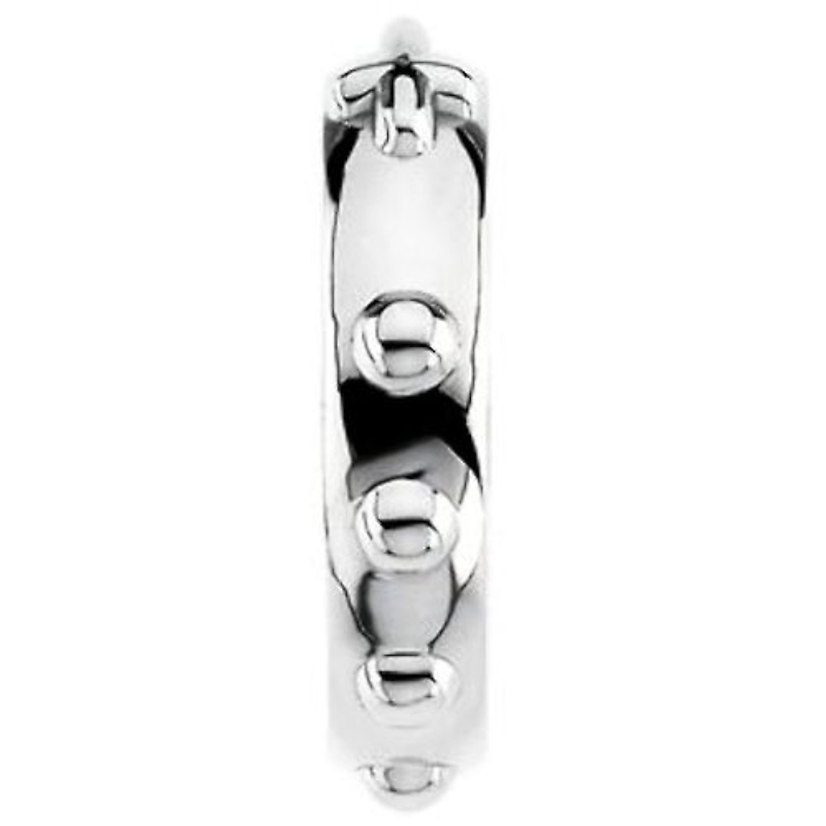 Bonyak Jewelry Sterling Silver Rosary Ring - Size 8