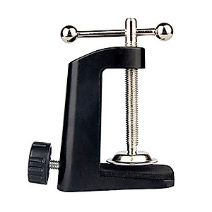 ARTIBETTER C Shape Desk Table Mount Clamp For Microphone Mic Suspension Boom Scissor Arm Stand Holder with Adjustable Screw