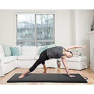 Gymnastics Mat 4x10x2 Gym Mat Tumbling Mat Lightweight Foldable Gymnastic Tumbling Pad Gym Equipment Fitness Yoga Home Exercise Mat