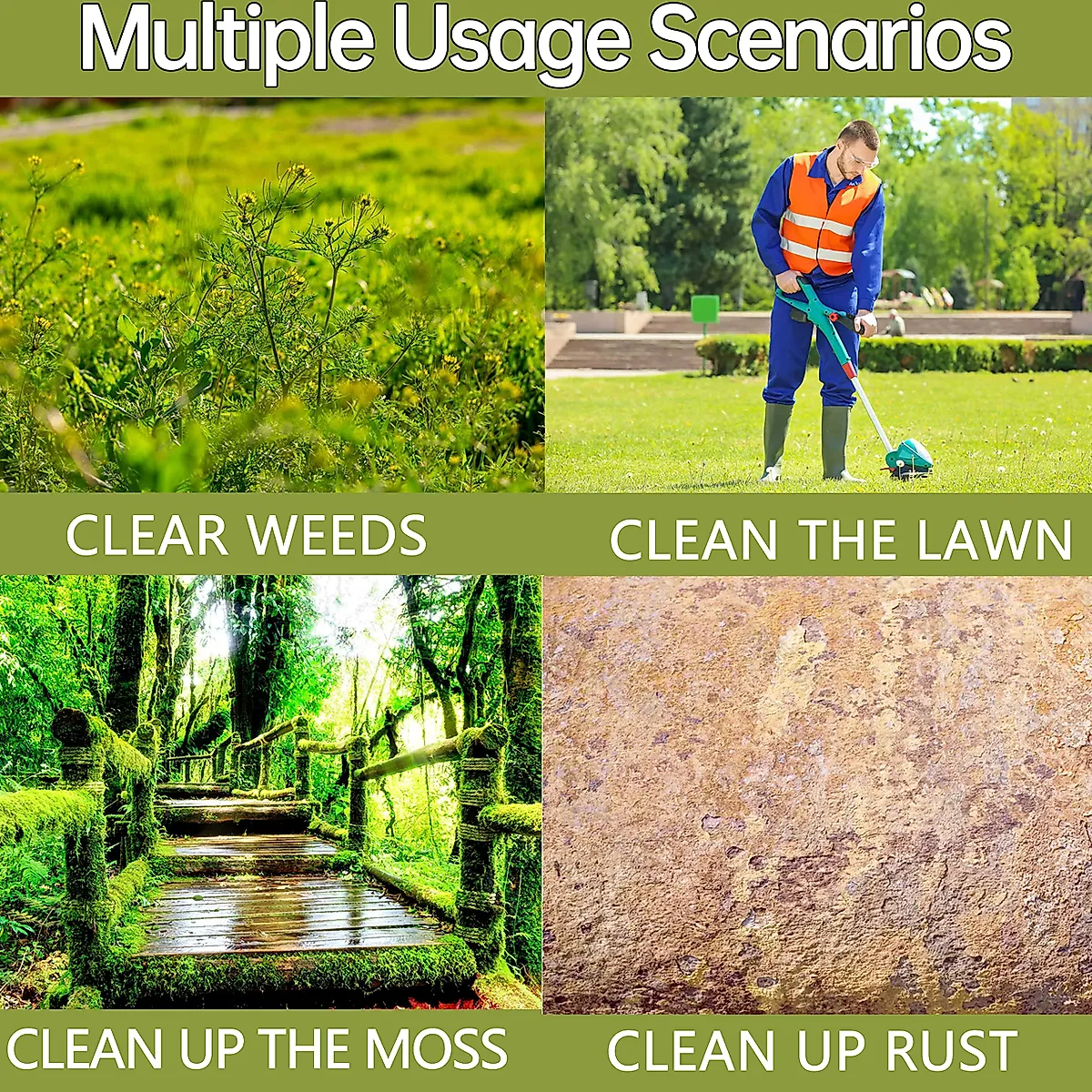 8inch Steel Wire Brush Cutter Trimmer Head,Upgraded Less Twisted Wires Unbreakable Wired Trimmer Blade,Less Load for Grass String Trimmer,Indestructible Durable Metal Weed Trimmer Head,Universal Fit