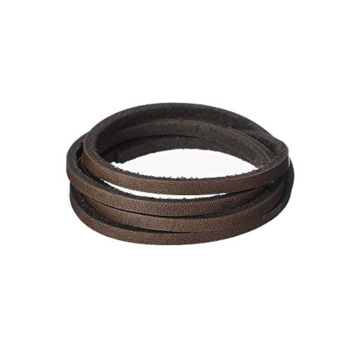 Silver Creek Leather Co Realeather Latigo Leather Lace for Crafts and Jewelry Making, 1/8" x 50', Dark Brown