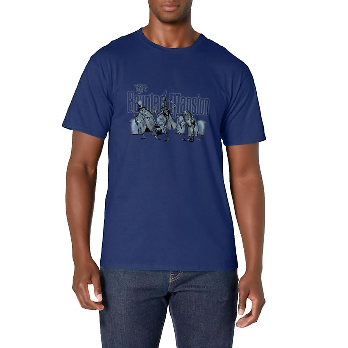 The Haunted Mansion Hitchhiking Ghosts Graveyard Shot T-Shirt