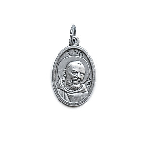 Catholica Shop Padre Pio Oxidized Medals - Pack of 12 Units…
