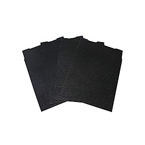 LifeSupplyUSATrue HEPA Filter and 4 Carbon Pre-Filters Compatible with Whirlpool Whispure Air Purifier AP150 AP250 Sears Kenmore 83353, 83374 83234 SMALL 1183051 k 817433 k (3-Pack)