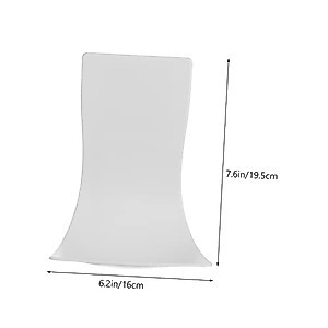 Alipis 1Pc Water Tray Laundry soap Catcher Tray Dispenser Droplet Tray Body wash Container Foam Catch All Trays Automatic drip Tray Wall Drip Tray bark soap Dish Liquid soap White Plastic