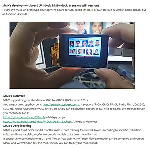Sipeed Maix M1 Dock Kit K210 AI+lOT Development Board RISC-V Dual Core 64bit MCU for Edge Computing
