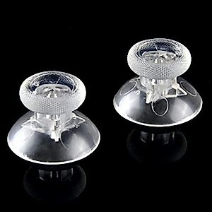Gametown Clear Thumbstick Analog Stick Thumb Stick Joystick Cap Cover for PS4 Controller