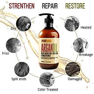 PURE NATURE Moroccan Argan Oil Conditioner and Hair Mask