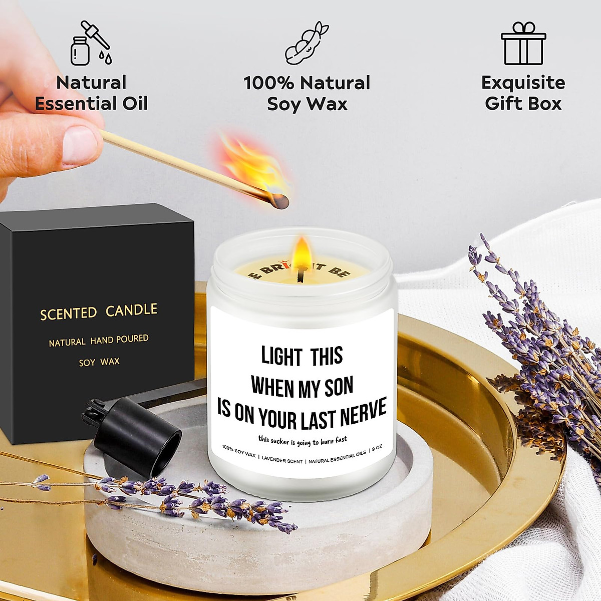 Daughter-in-Law Gift from Mother-in-Law, Gift for Daughter in Law, Future Daughter in Law Gifts, Christmas Gift for Daughter in Law, Last Nerve Candle, Funny Wedding Gift, Funny Bridal Shower Candle