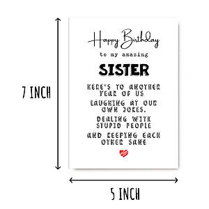 KrysDesigns Happy Birthday Card, 5 x 7 inches, Blank inside, Envelope included