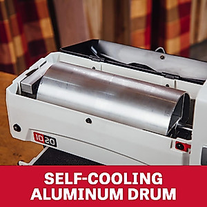 JET JWDS-1020, 10-Inch Benchtop Drum Sander, 1HP, 1Ph 115V (723510)