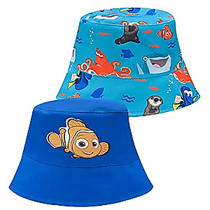 Finding Nemo Kids Sun Hat, Toddler Bucket Hat for Boys, Reversible Kids Sun Hat Boys Bucket Hat Featuring Finding Dory