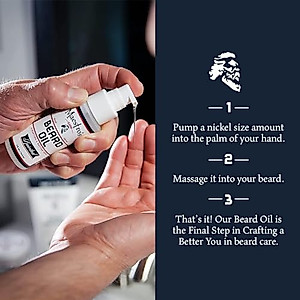 Maestro's Classic BEARD OIL | High-Shine Moisturizing & Taming for All Beard Types & Lengths- Spirited blend, 2 Ounce