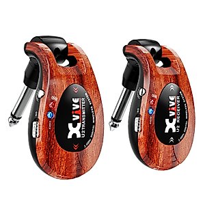 Xvive U2 Guitar Wireless System Guitar Wireless Transmitter and Receiver 2.4GHz 4 Channels for Guitar,Electric Guitar,Bass,Violin