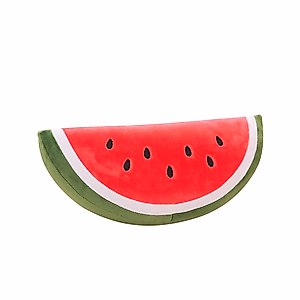CHELEI2019 11.8" Watermelon Plush Pillow,Hugging Stuffed Fruit Plush Toy Gifts for Kids